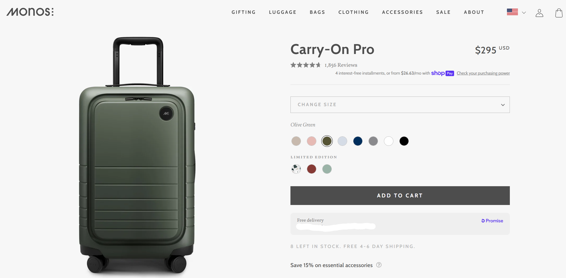MONOS Coupon code - $20 off